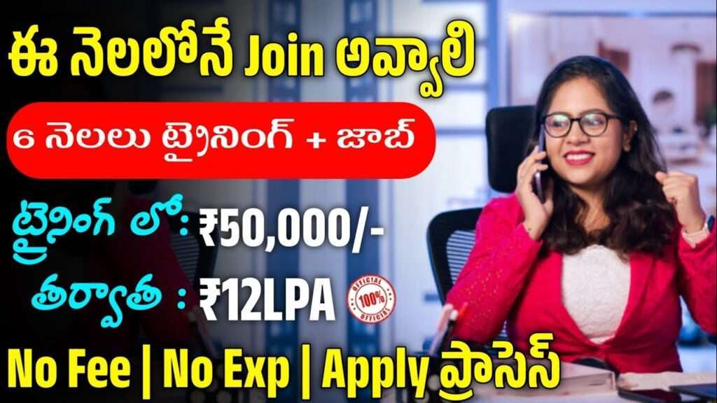 RT Camp 6 నెలలు ట్రైనింగ్ ఇచ్చి జాబ్ | Latest Jobs 2024 | RT Camp ...